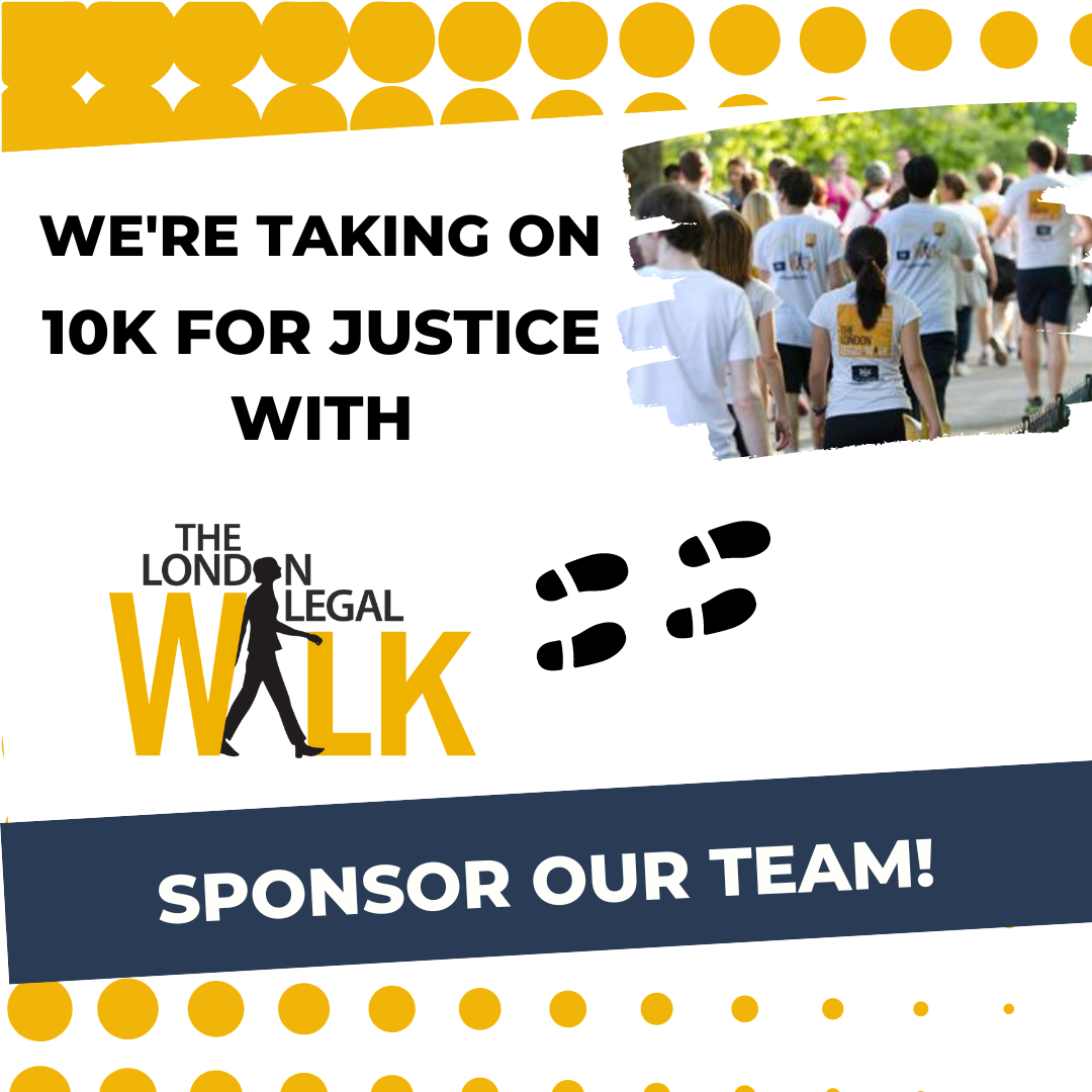 Supporting access to justice at the London Legal Walk 2023