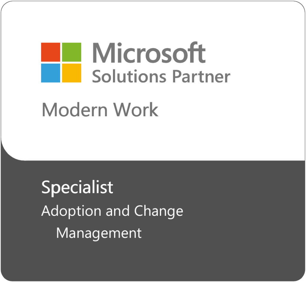 Microsoft recognises skills in Adoption and Change Management